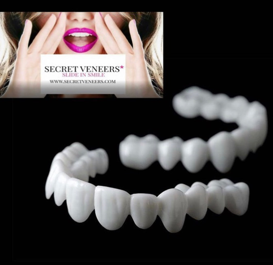 Custom fit, Standard clip in veneers (for your upper AND lower teeth ...